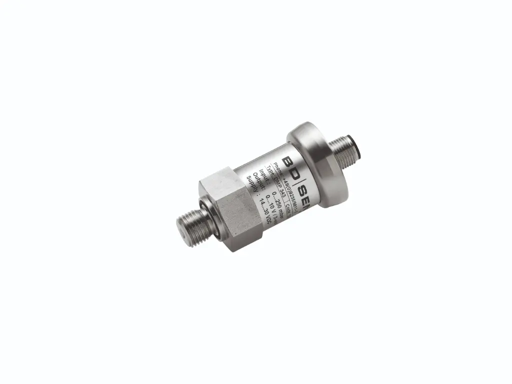 Pressure sensor DMP343, -10 ... +50 mBar, 4-20 mA, G 1/2" DIN 3852 ...